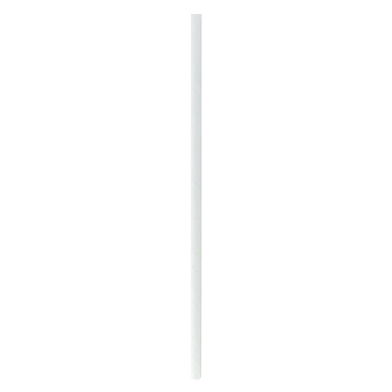White Paper Straw Individually Wrapped - 10.25" – Klover Sales